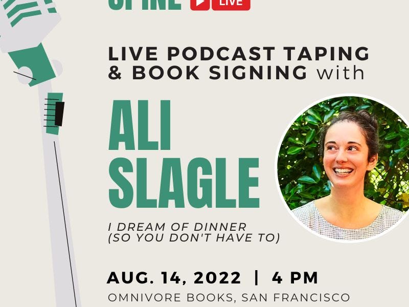 🎙 Invite: Live Podcast with Ali Slagle – Sunday in San Francisco