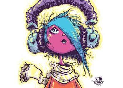 New GRRL SCOUTS Exclusive Cover - by Skottie Young