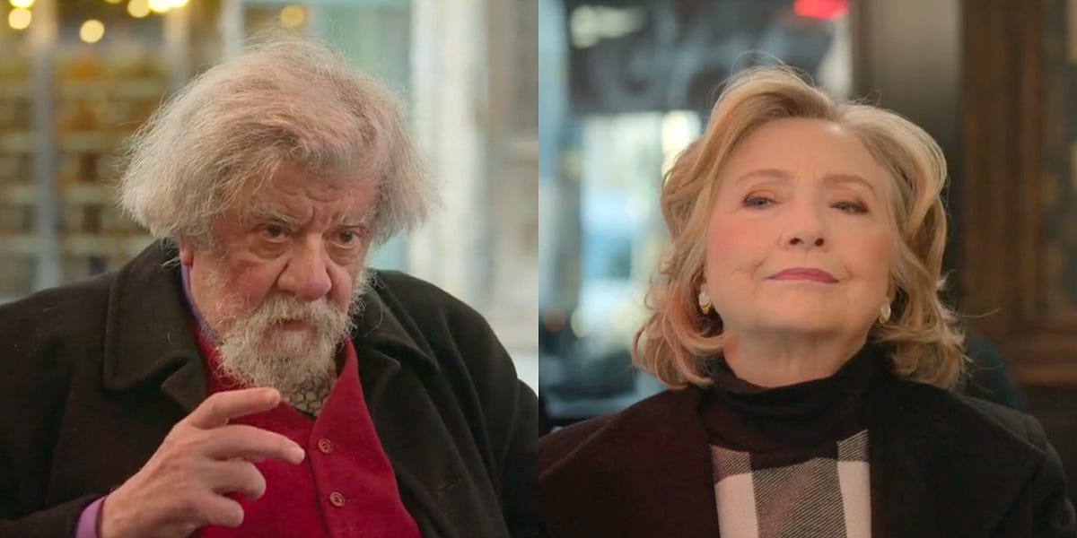 Hillary Clinton Talking to An Ancient Clown Is the Funniest Thing I ...