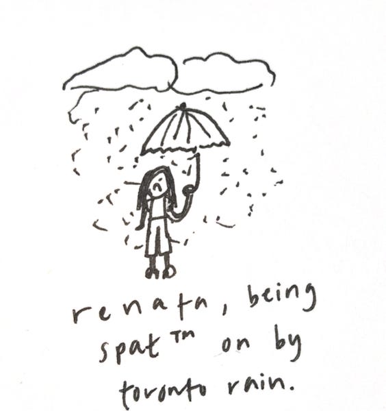 rain chronicles and the fall fog - by Renata - tree diaries