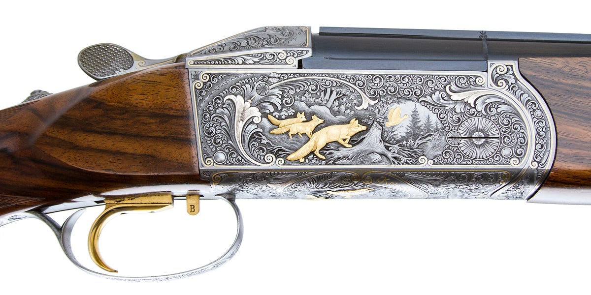 Krieghoff - San Remo K80 Custom Gold & Silver Two Barrel Combo 12/12