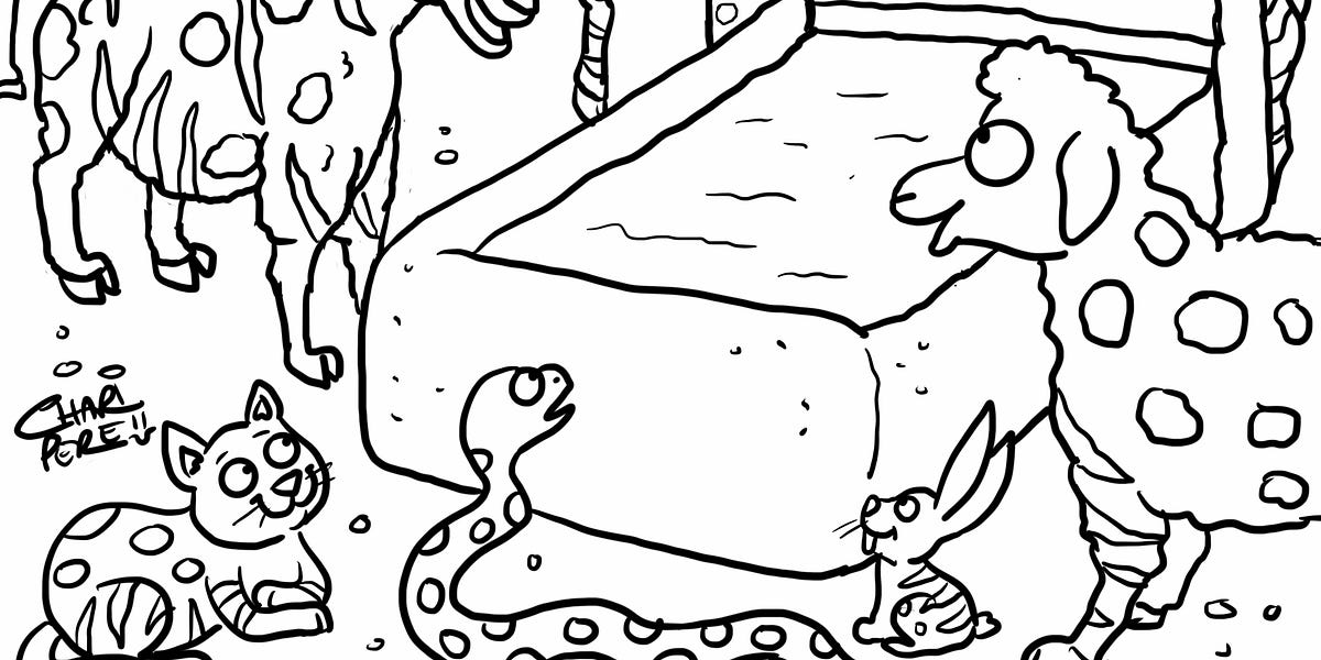 Vayetze Coloring Page - by Chari Pere