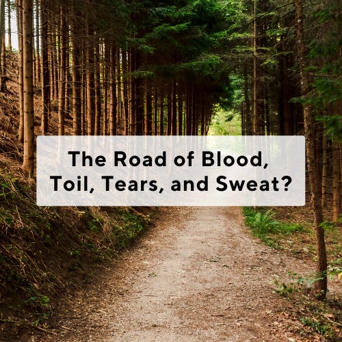 The Road of Blood, Toil, Tears, and Sweat?