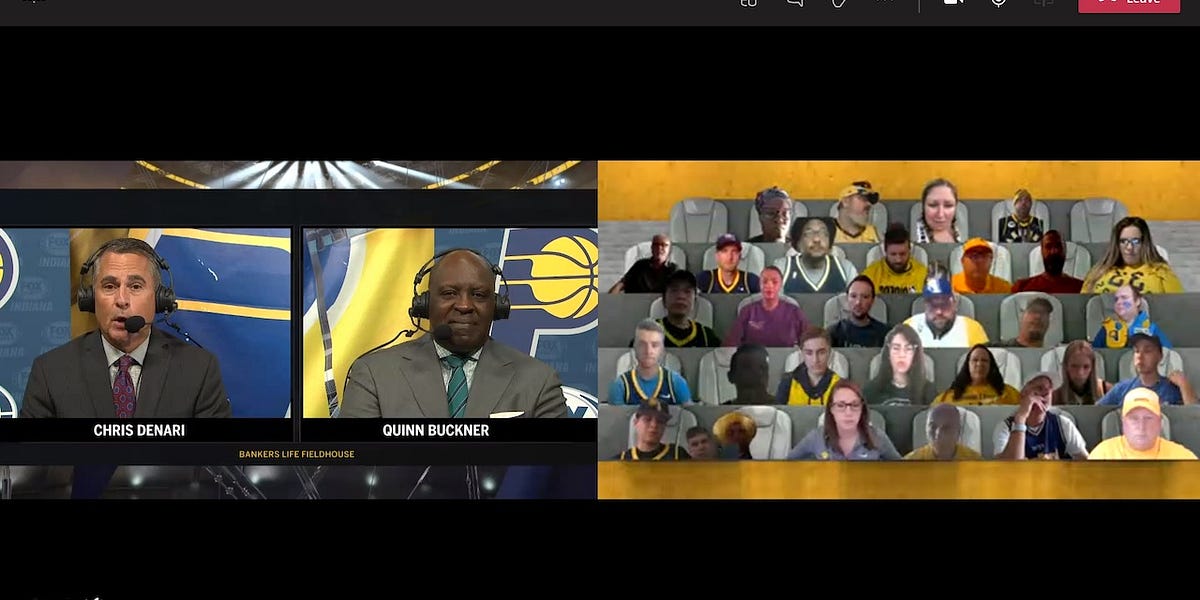 Inside the virtual fan sections that bring a touch of home to NBA ...