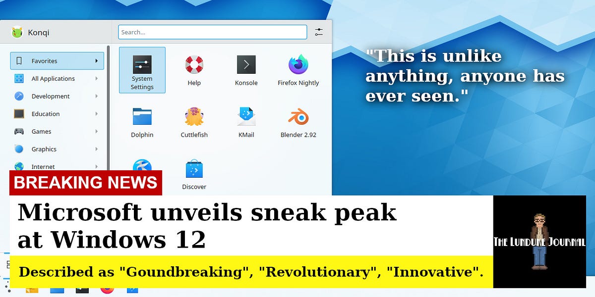 Microsoft unveils sneak peak at Windows 12 Microsoft unveils sneak peak at Windows 12