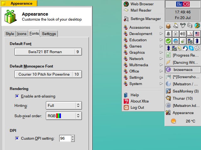 Make Linux look like BeOS - by Bryan Lunduke