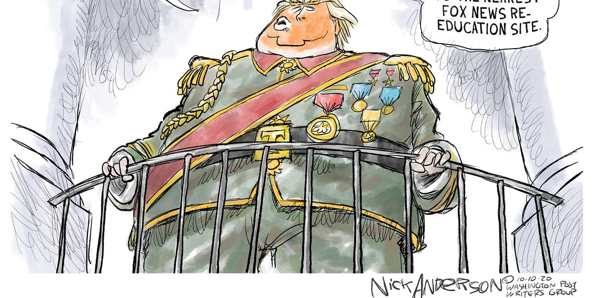 Generalissimo Trump - by Nick Anderson - Pen Strokes