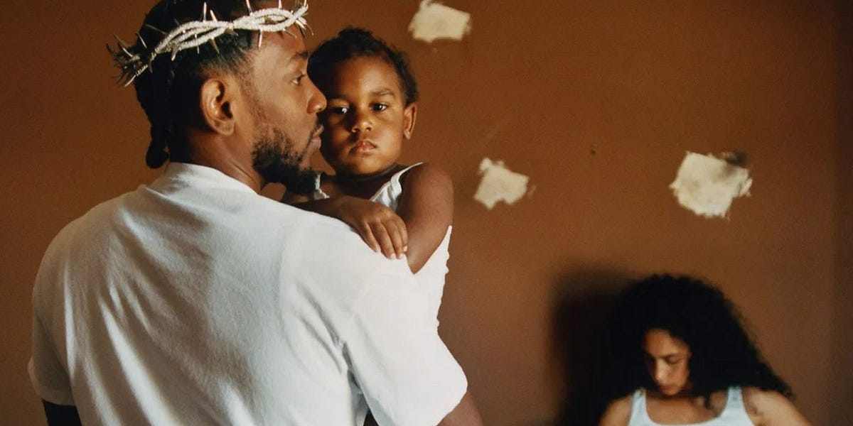 Kendrick has two kids, but he is not your savior