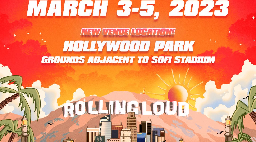 ROLLING LOUD ANNOUNCES 2023 CALIFORNIA FESTIVAL AT SOFI STADIUM