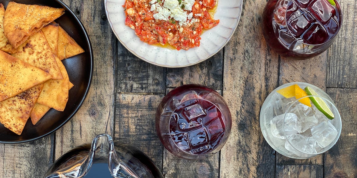 Two recipes: A Summery Cocktail and a Snack from Zaytinya