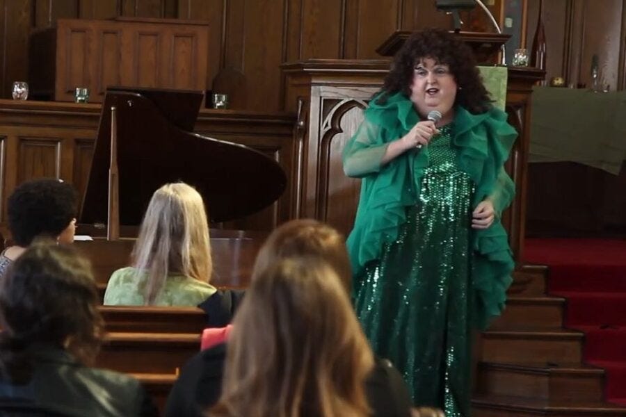 Legendary Drag Queen Sings ‘Peace On Earth’ In Church. It’s Awful
