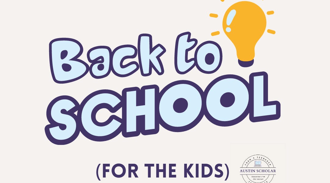 Austin Scholar #27: ESSENTIAL Resources For Going Back To School