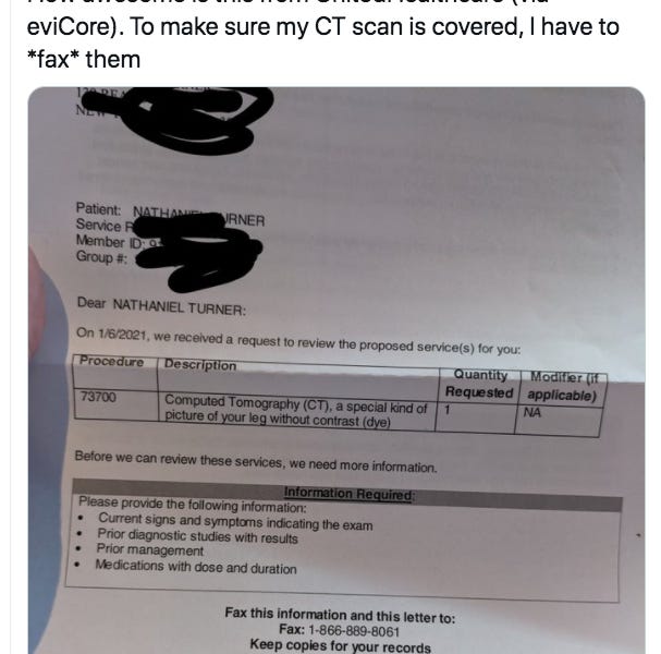 The Big Fax Lobby and Oscar Health - by Lukas Lauer