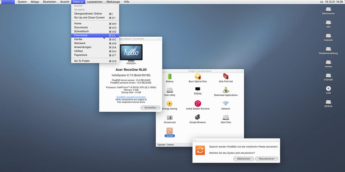 The FreeBSD-based macOS clones: airyxOS & helloSystem