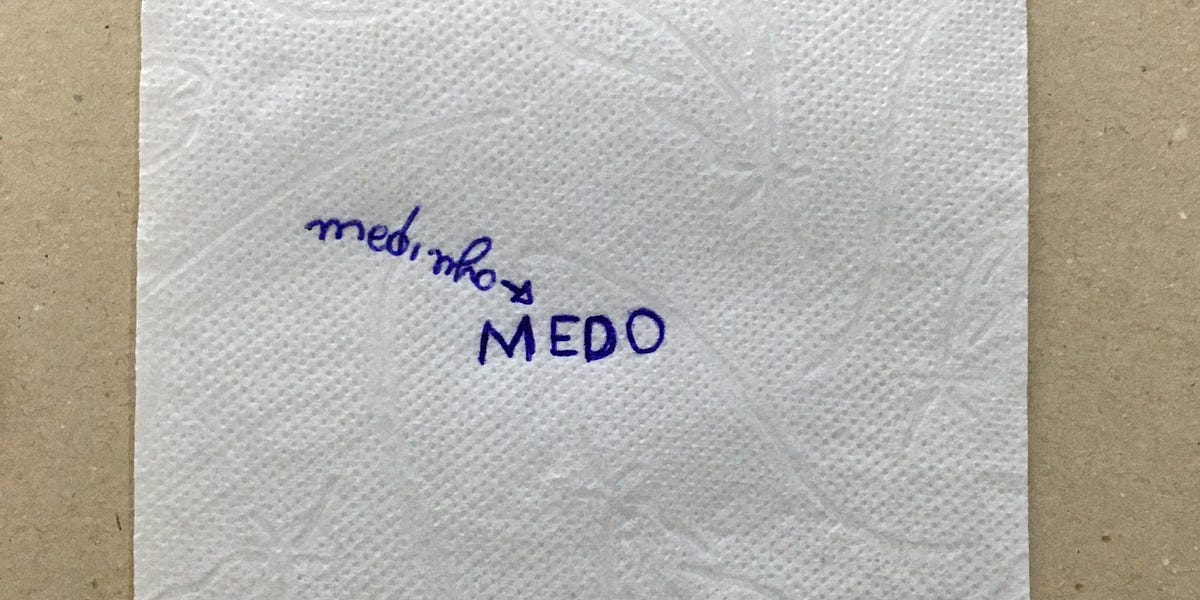 Medo - by Luís Gustavo Rocha - Dou Minha Palavra