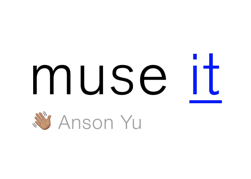 024 – muse it with Anson Yu - muse it