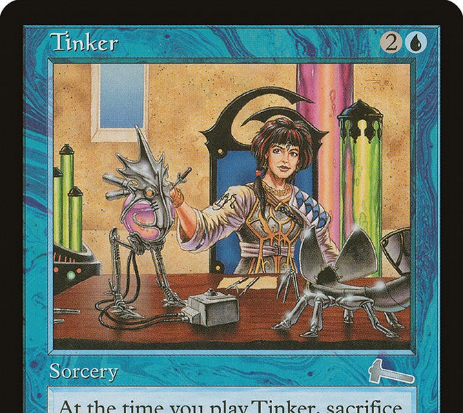 Tinker - MTG Card of the Day #4 - Paperwave by Justin Davis