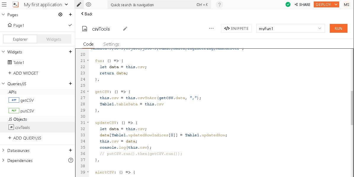 Which low-code UI framework? Part 5: Appsmith
