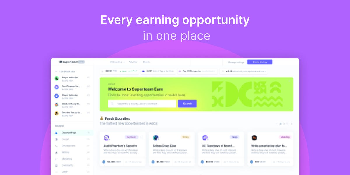 Introducing Superteam Earn - by Aditya Shetty