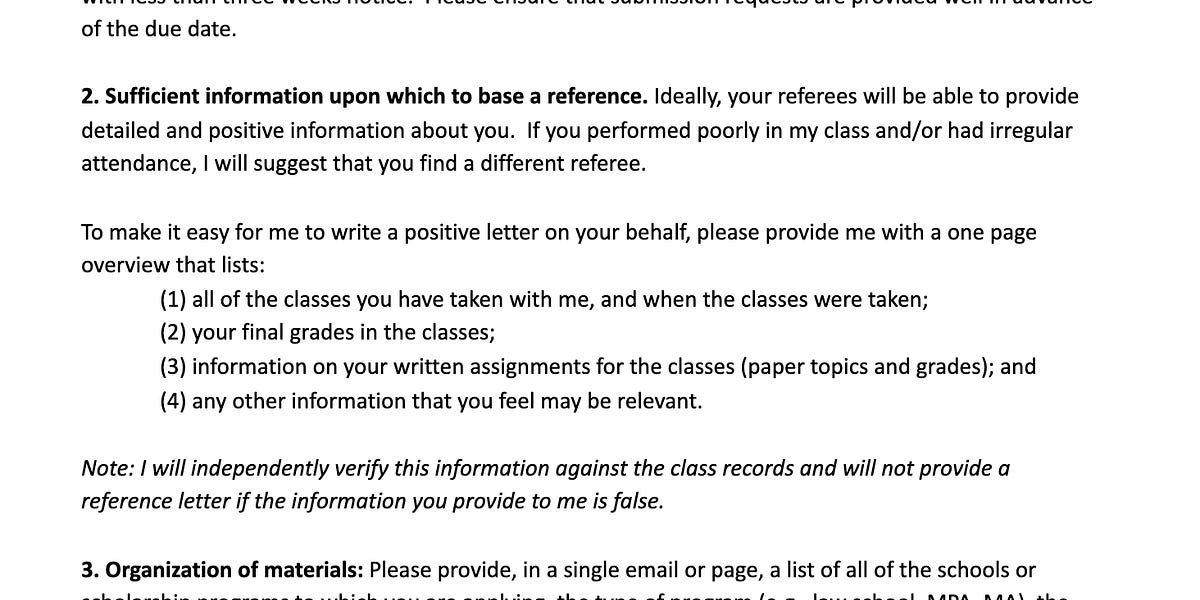 How to write strong student reference letters in (much) less time