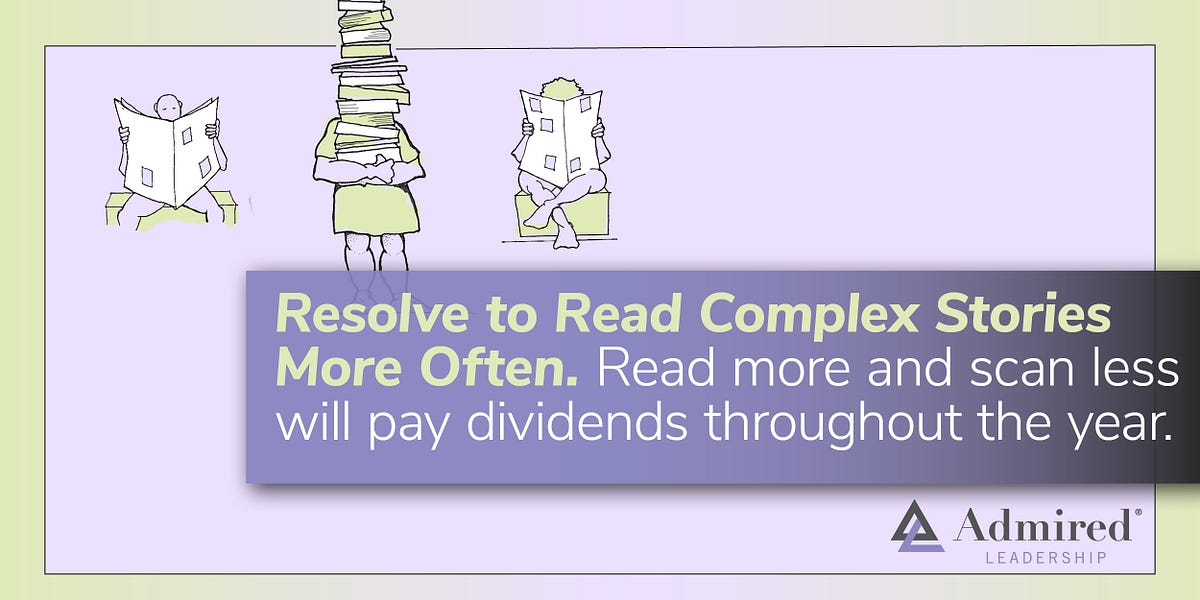 Resolve to Read Complex Stories More Often