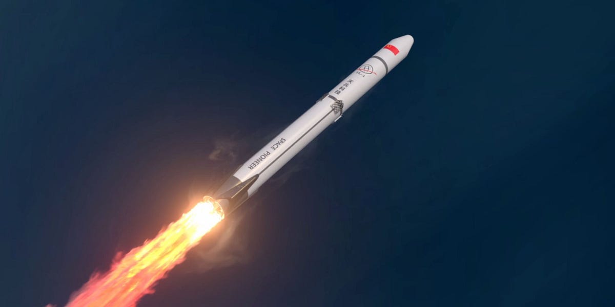 The different stages of a rocket - by Matthew MacDonald