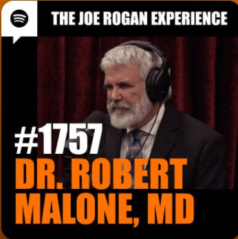 Dr. Robert Malone hits it out of the park on Joe Rogan today