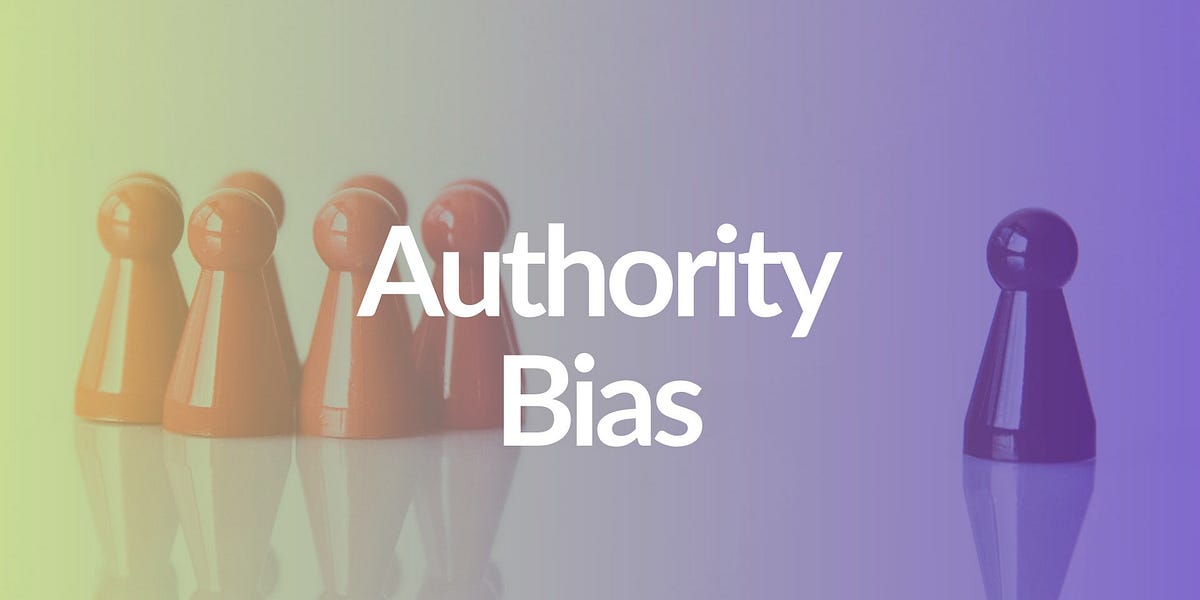Authority Bias - by Prabhakaran - Mental Models