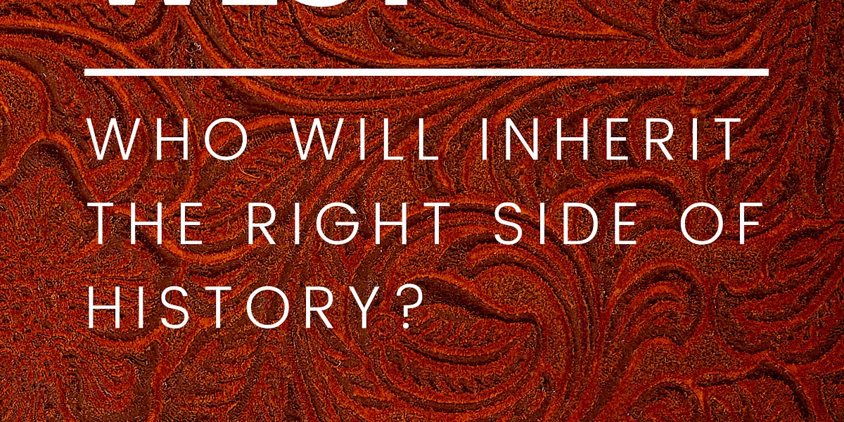 Ed West - Who Will Inherit The Right Side Of History?