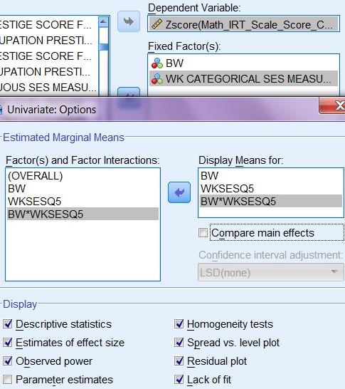 Race-SES Interaction : Some Evidence of Increasing Black-White IQ ...