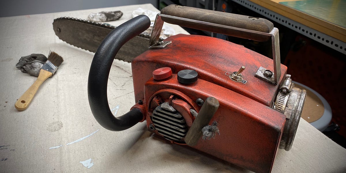 Hero prop build - the 'Evil Dead' chainsaw