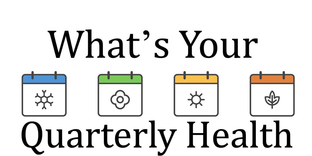 What's Your Quarterly Health Goal?