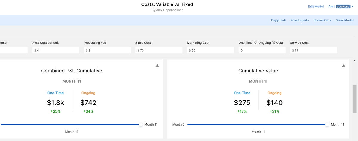 Ongoing Expenses vs. One-time Expenses