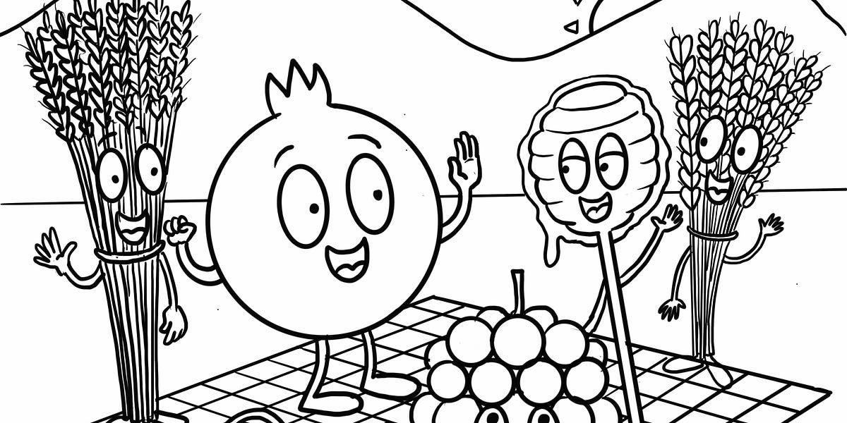 Eikev Coloring Pages - by Chari Pere