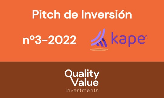 Pitch de Inversión 2022-nº 3: Kape Technologies