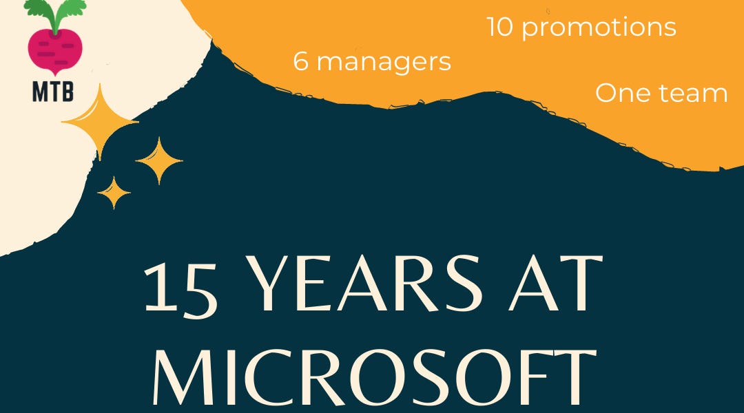 Celebrating 15 Years at Microsoft - by Adam Harmetz