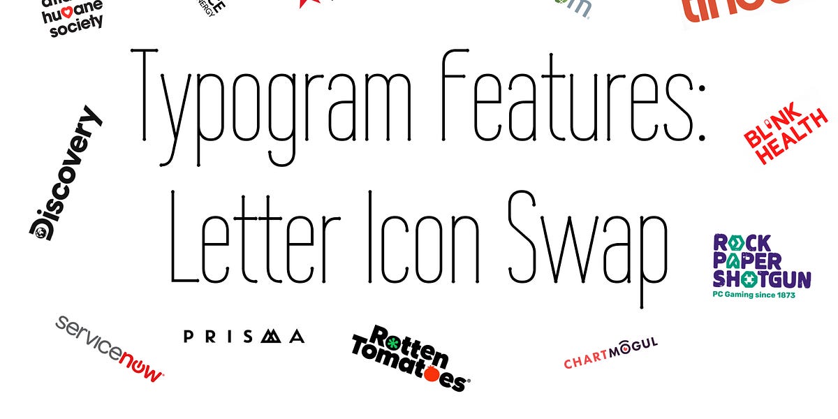 Typogram Features: Letter Icon Swap - wentin’s newsletter