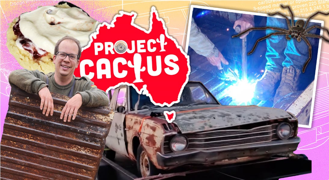 Project Cactus Update: David Tracy Starts His Impossible Build In Australia