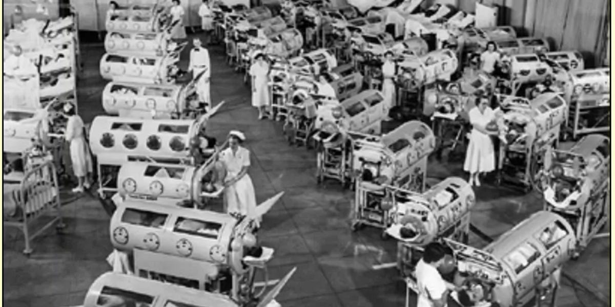 You Know that Famous Polio Photo with All the Iron Lungs?