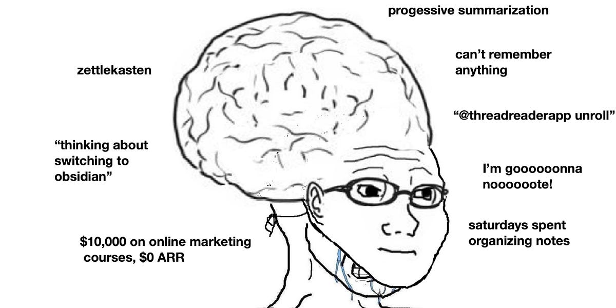 The Note Taking Nerd Snipe - by Grant Dever 🌄