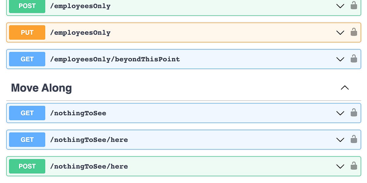 The cheat sheet for writing Swagger descriptions