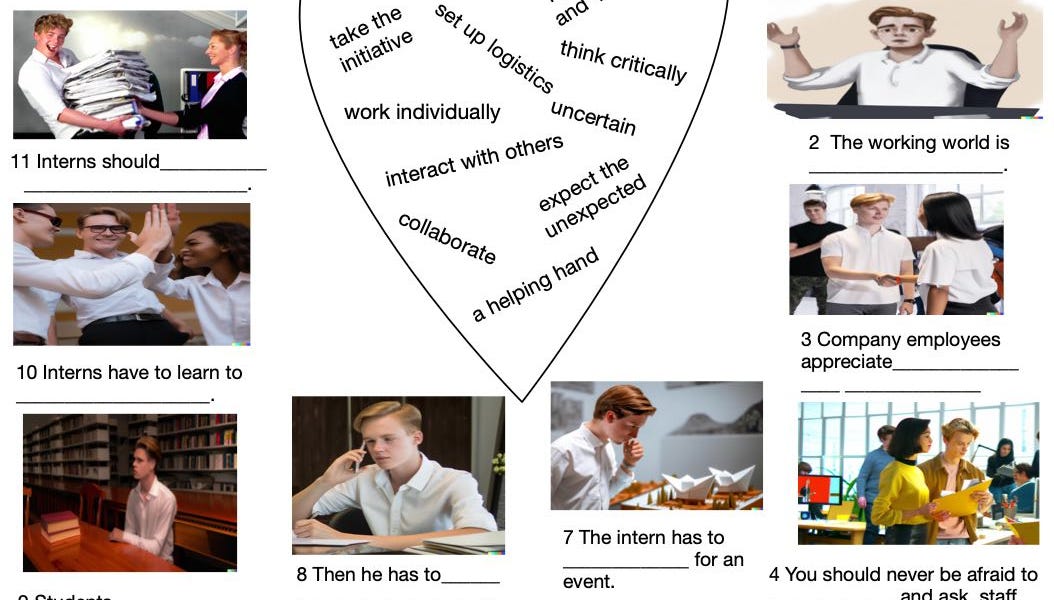 The Intern (visualized) - by Peter Snashall