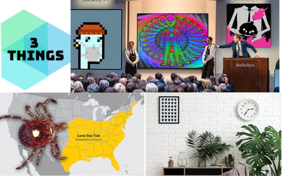 3 Things: Zoom Backgrounds-aaS, Alpha-Gal Syndrome Support, QVC for NFTs