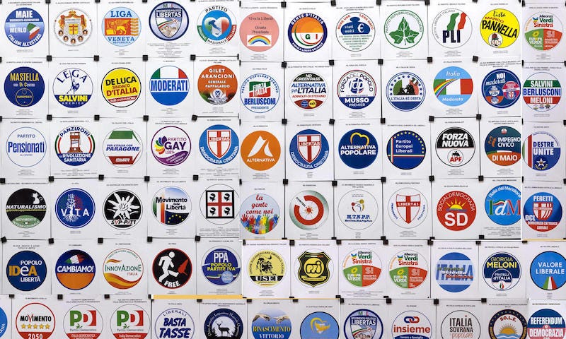 The strangest political parties in the 2022 Italian elections