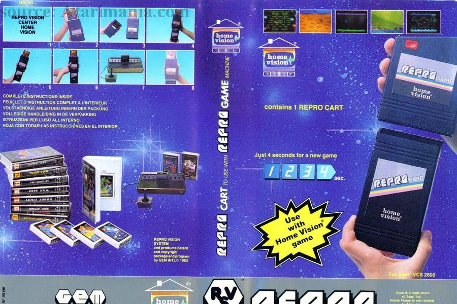 Il sistema Home Vision per Atari VCS - by Andrea Pachetti