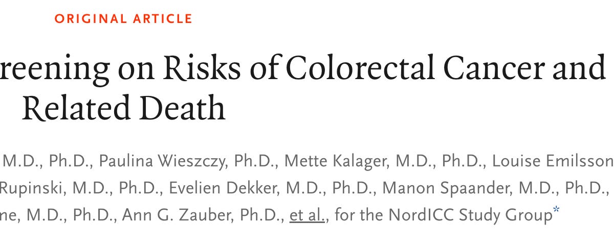 Screening Colonoscopy Misses the Mark in its First Real Test
