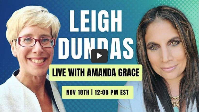 Amanda Grace Talks... LIVE WITH LEIGH DUNDAS! A PLATFORM TO RIVAL ...