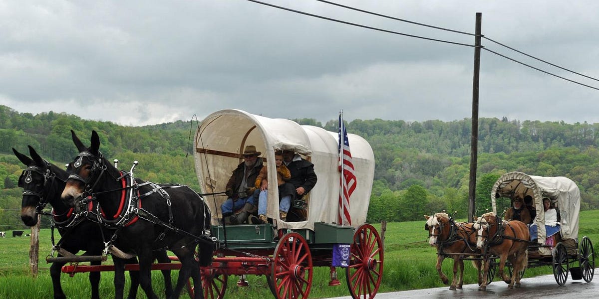 The Trump MAGAT Wagon Train Is On The Move - by Ty Bassall