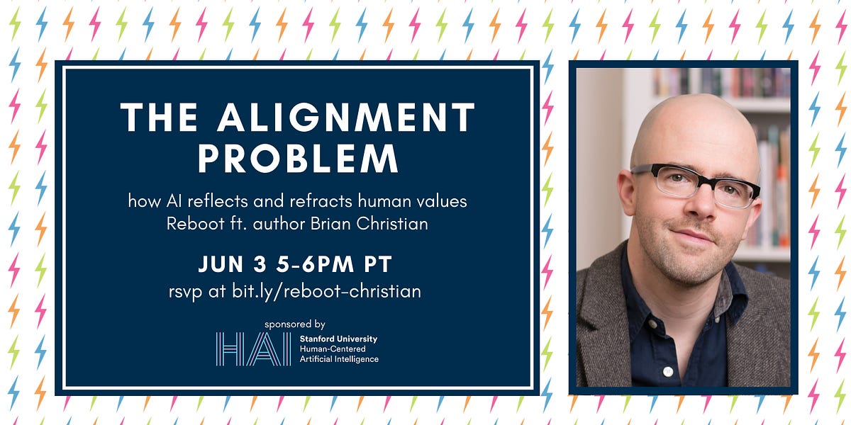 ⚡ New Event: The Alignment Problem ft. Brian Christian