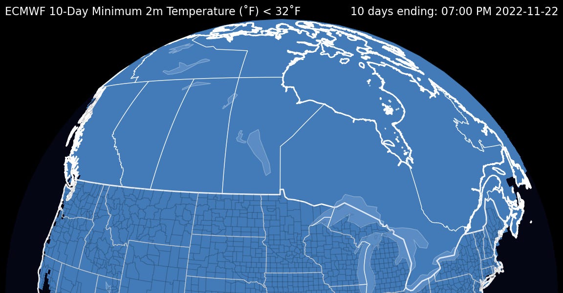 First flakes possible! ️ - by Ben Noll - BenNollWeather